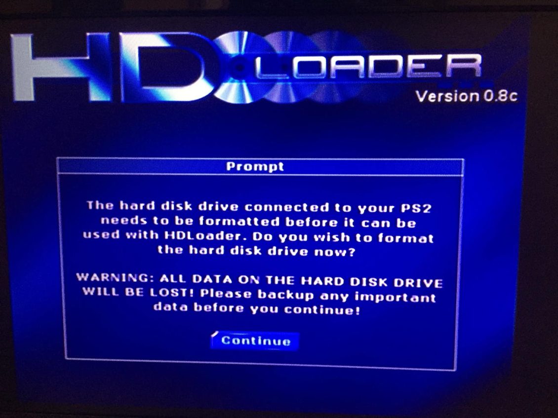 PS2にHDDを取り付けてバックアップ起動してみた | kill-time DX