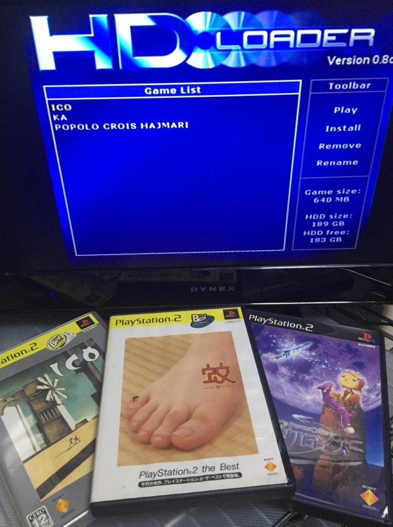 OPLを使用してPS2のバックアップ起動を試してみた | kill-time DX