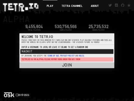 対戦テトリスを永遠プレイ！ – TETR.IO – | kill-time DX